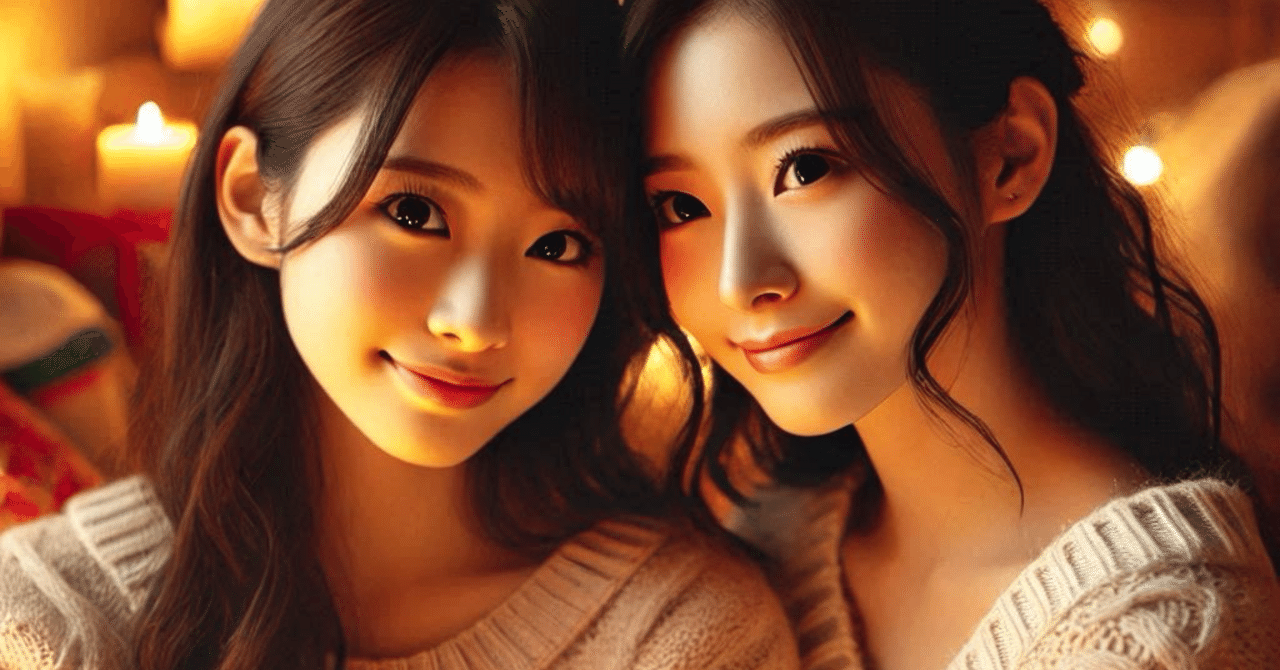 ニットの似合う姉妹②｜reika1021 🎈