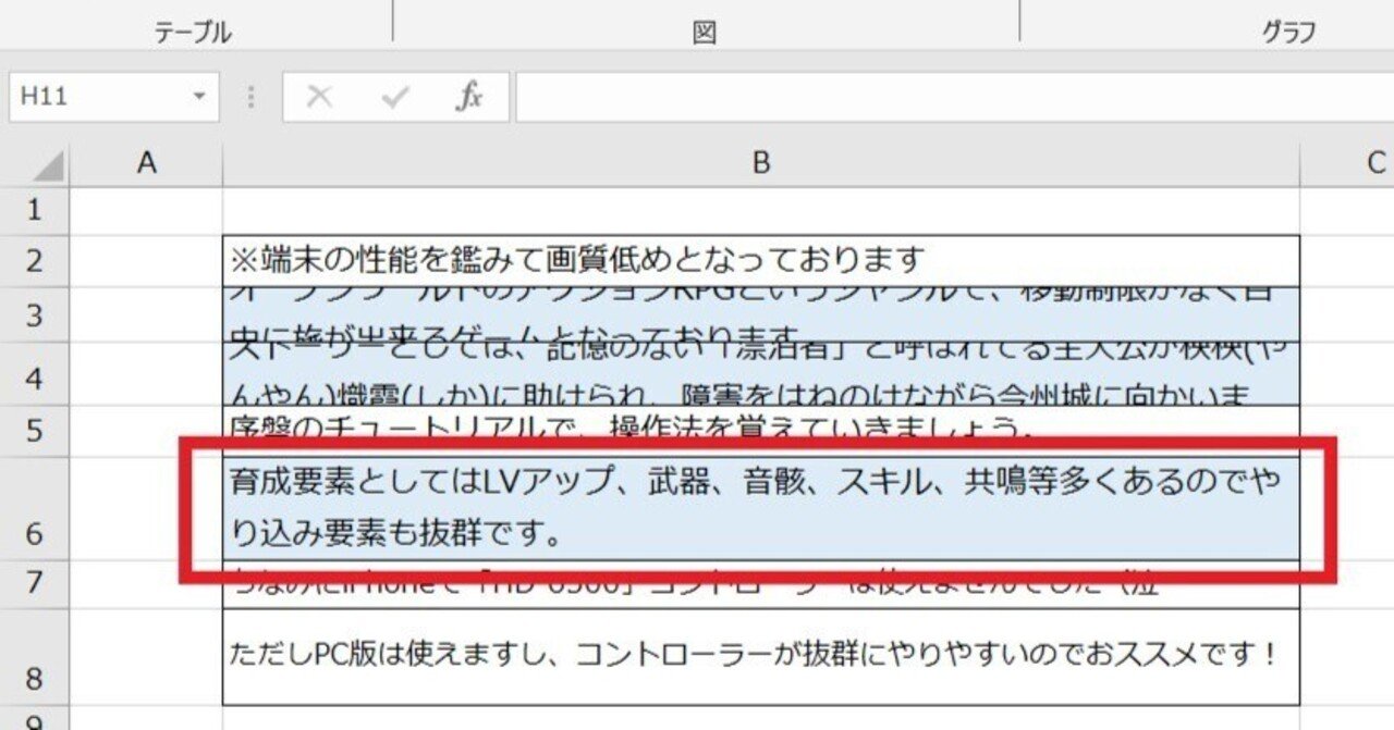 Excelで行の高さが自動調整されない理由～改行された文字が隠れてしまう～｜Nakayama DevLog｜実務構築ノート