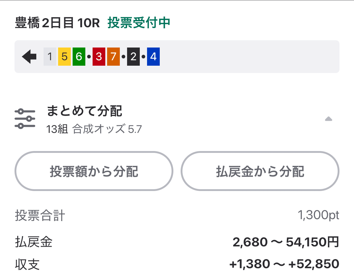 1日豊橋10R抑え先行の土生に隅田と三宅の両立はなし200p｜愛知マン
