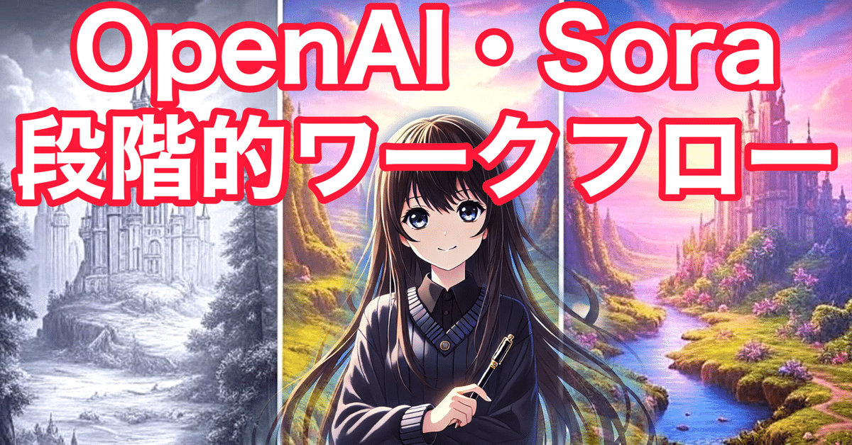 Soraで効率的に高品質な動画を作ろう！段階的アプローチで理想の映像を生み出すワークフロー完全解説｜佐藤源彦@MBBS