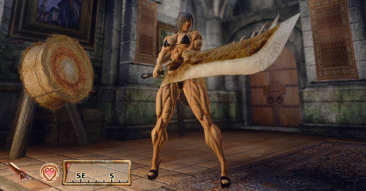 Oblivionで筋肉娘化MODを導入するの巻｜接ぎ木の奇行師