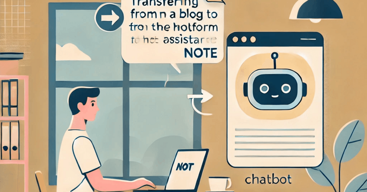ブログをnoteに転載する時に ChatGPTを使う｜TANAKA Ichiro