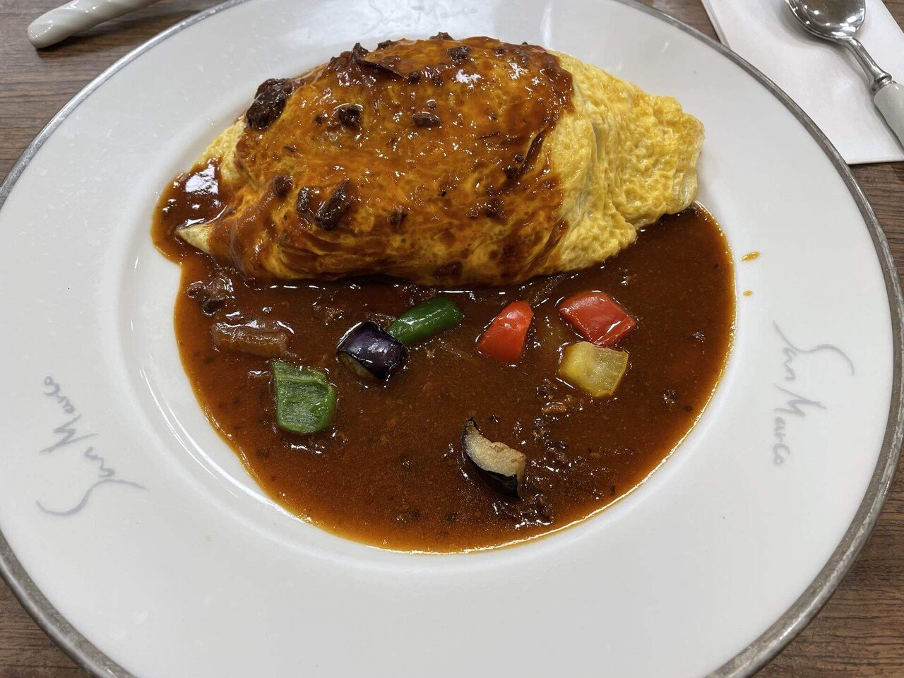 2025/1/4 サンマルク オムハヤシ ごちそうさまでした！｜gohan_okazu