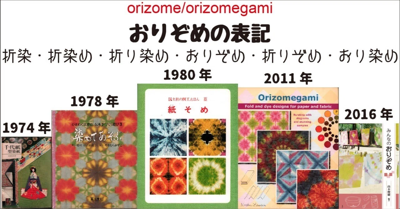 おりぞめの表記｜山本俊樹+ORIZOME