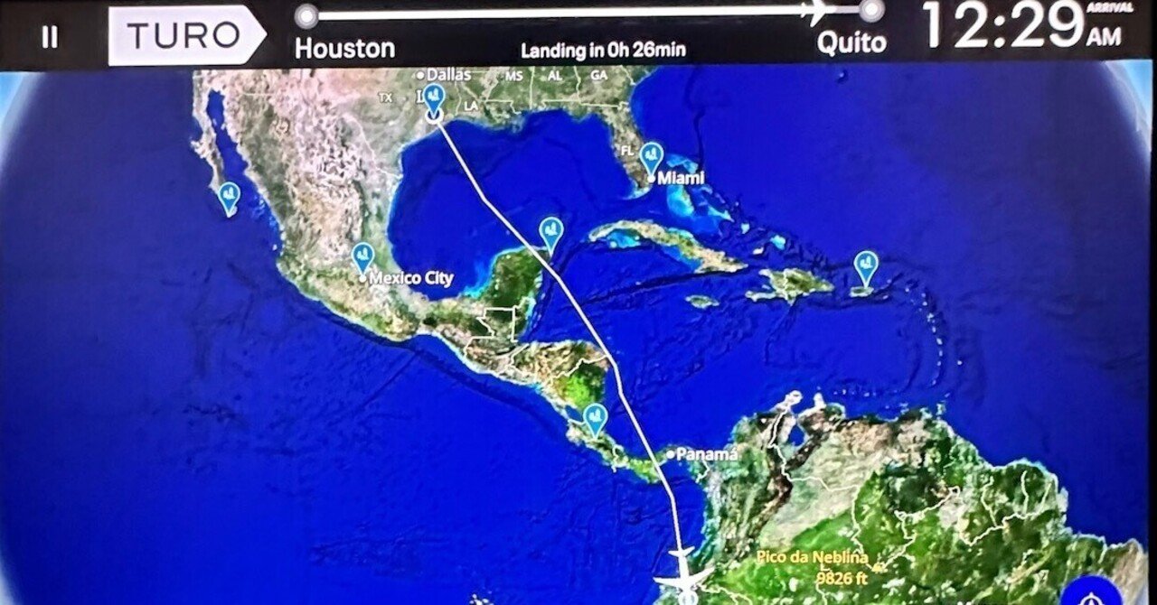 旅ノートDay1：🇪🇨エクアドルからはじまるひとり旅｜Koichiro Miyoshi