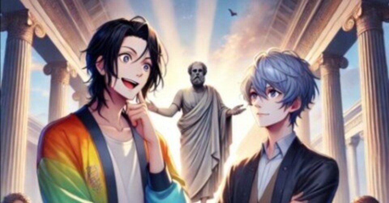 （創作芸人）Comedy Duo Greece?：古代ギリシャで漫才？（ドラマ？）（※生成絵）｜追憶（Tui-oku）