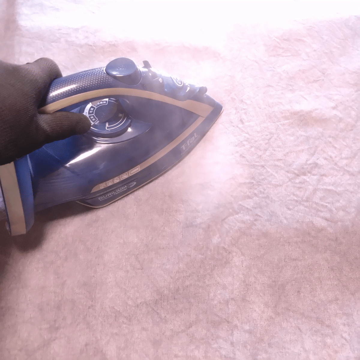 帆布生地でベンガラ泥染めと藍錠染めの合わせ染めをやってみた｜craft707