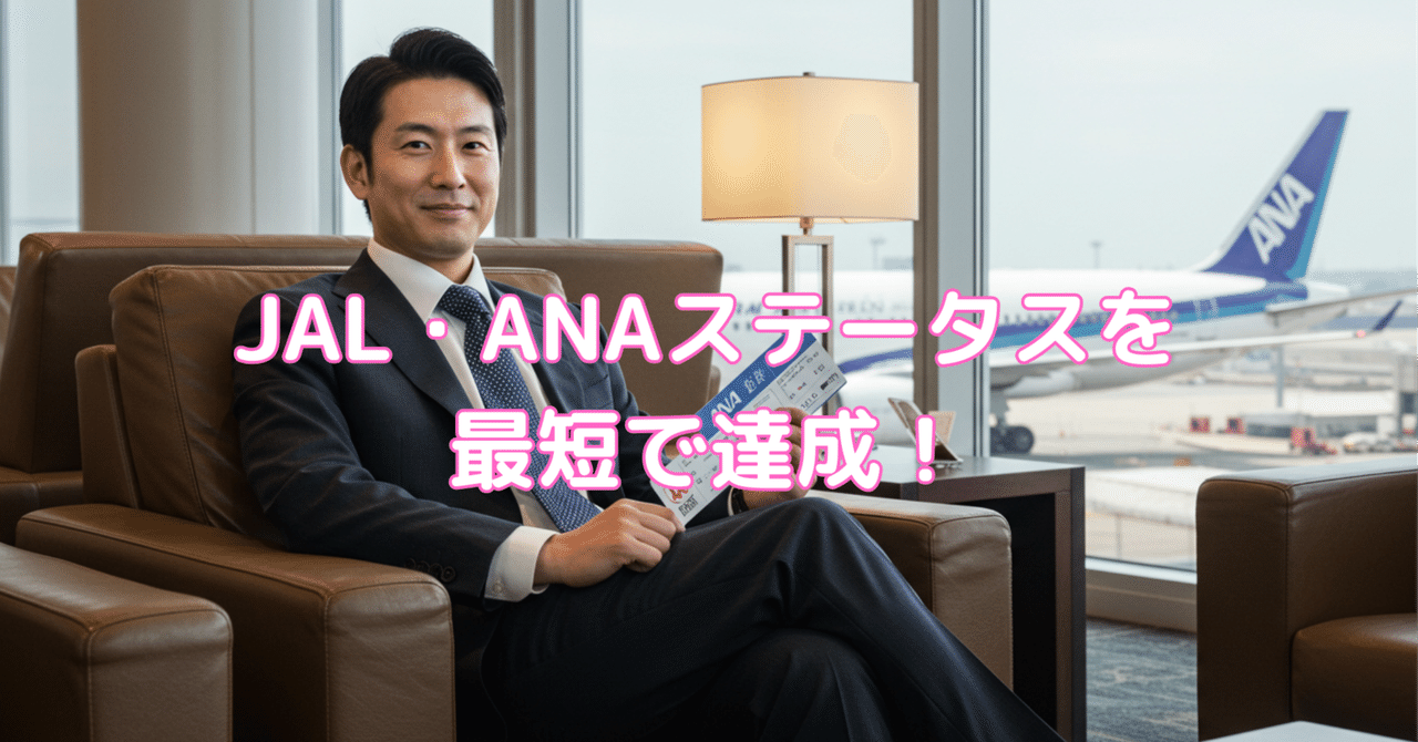 【効率よく達成！】JAL・ANAのステータスを最短で上げる方法｜ANZ note
