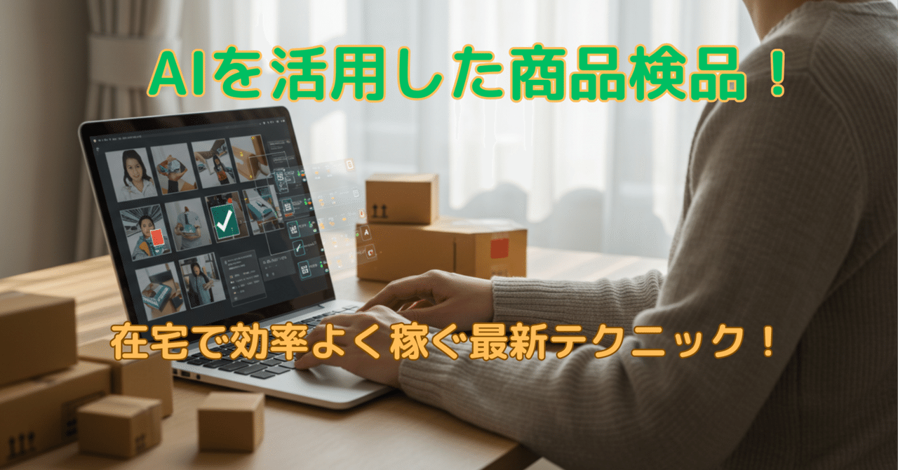 【AI副業（在宅）】AIを活用した商品検品で効率よく稼ごう！｜ANZ note