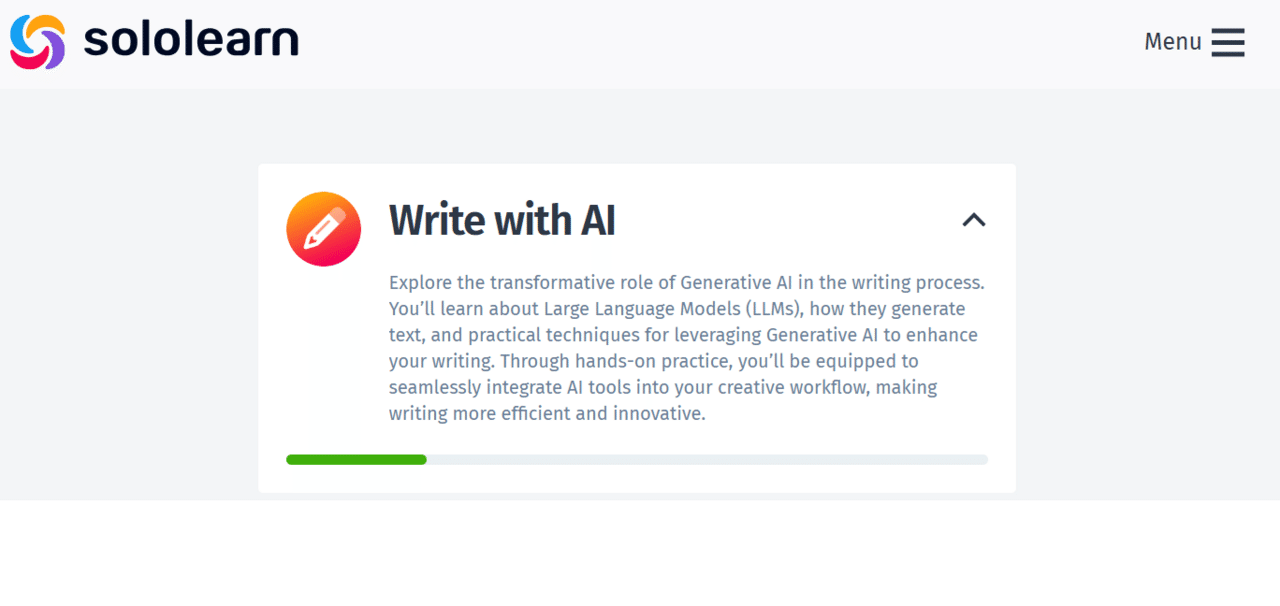 eラーニングアプリのSololearnにAIを学ぶコースが出てきました。 内容を見てもわかるように最初に創造性の解放と抑制と温度テンパレーチャの話がきちんと出てきます。 なぜ日本のプロンプト ...