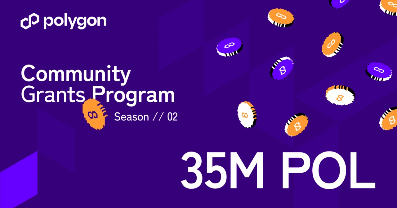 35M POLを付与するPolygon Community Grants Program (Season 2)の募集開始！｜Polygon Japan