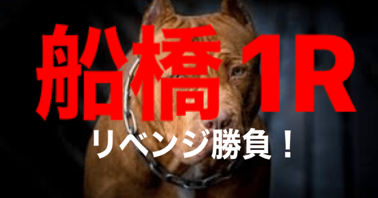 船橋1Rリベンジ勝負更新｜パドック師匠【PD master】公式🌐