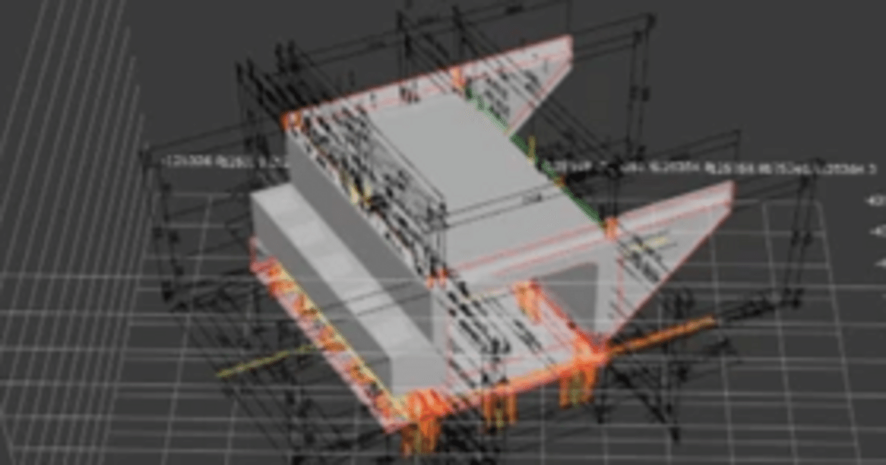TREND CORE 3Dモデルデータ作成（ボックスカルバート一体型橋台）｜沖山達哉＠CRAFTCOM株式会社 代表取締役