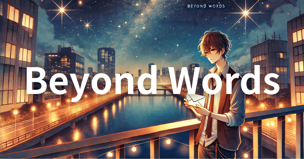 【AI生成ソング】Beyond Words【Suno】｜サハラ_webwriter