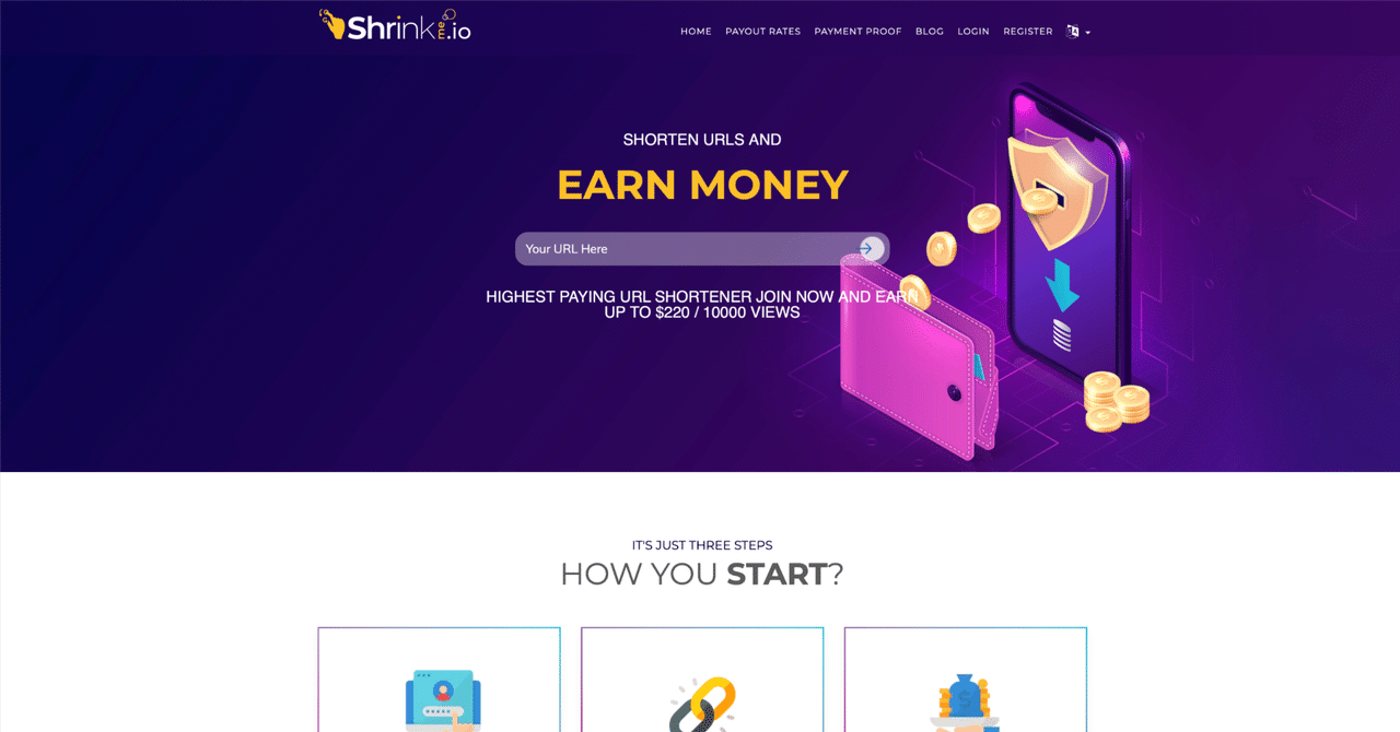 Shrinkme.ioでの具体的な使い方や稼ぎ方！コレを見てマスター出来ます｜山崎@設立1年目で年商1億円を達成の東大ベンチャー起業家