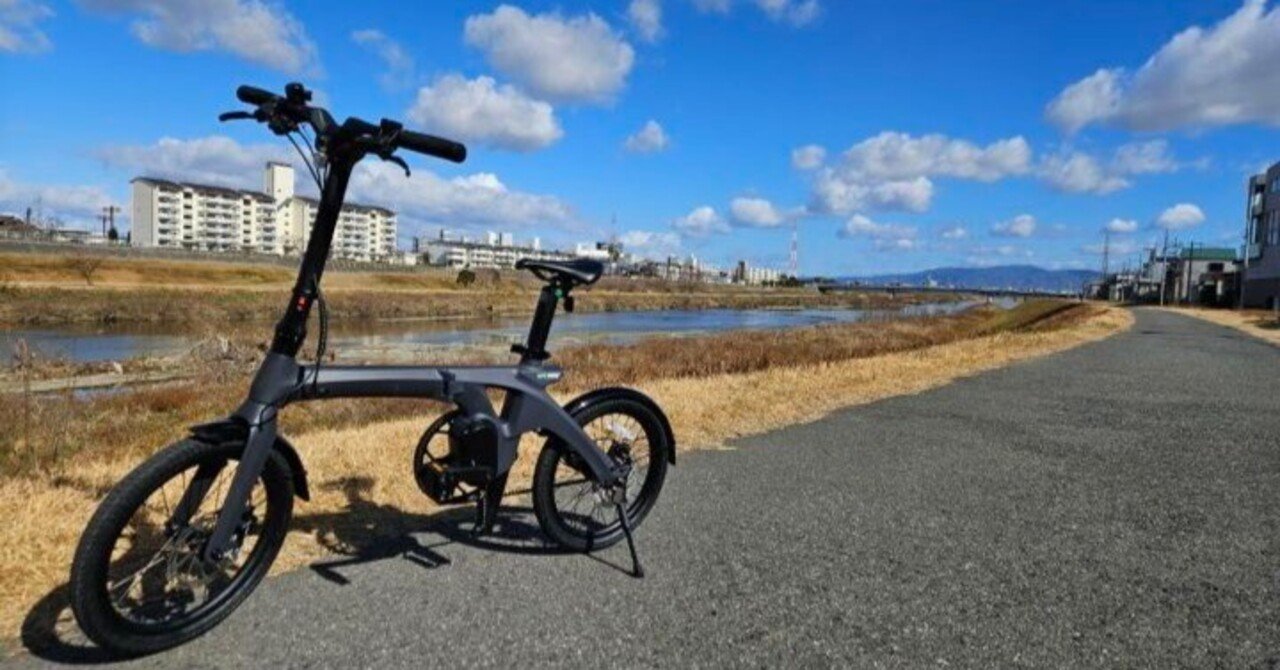【とにかく軽い】フルカーボン電動折りたたみ自転車ERWAY-A06の実力は？大阪で走ってみた。｜SINSANKAI