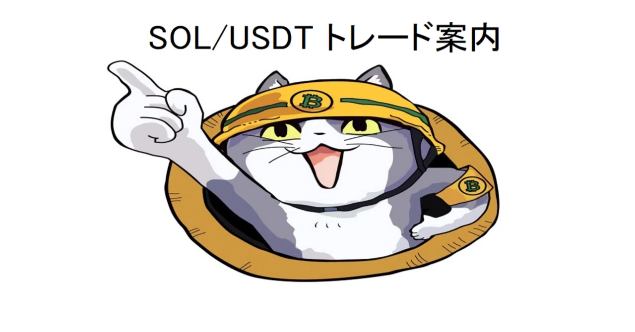 SOL/USDT トレード案内｜Crypto Genba Neko（クリプト現場猫）