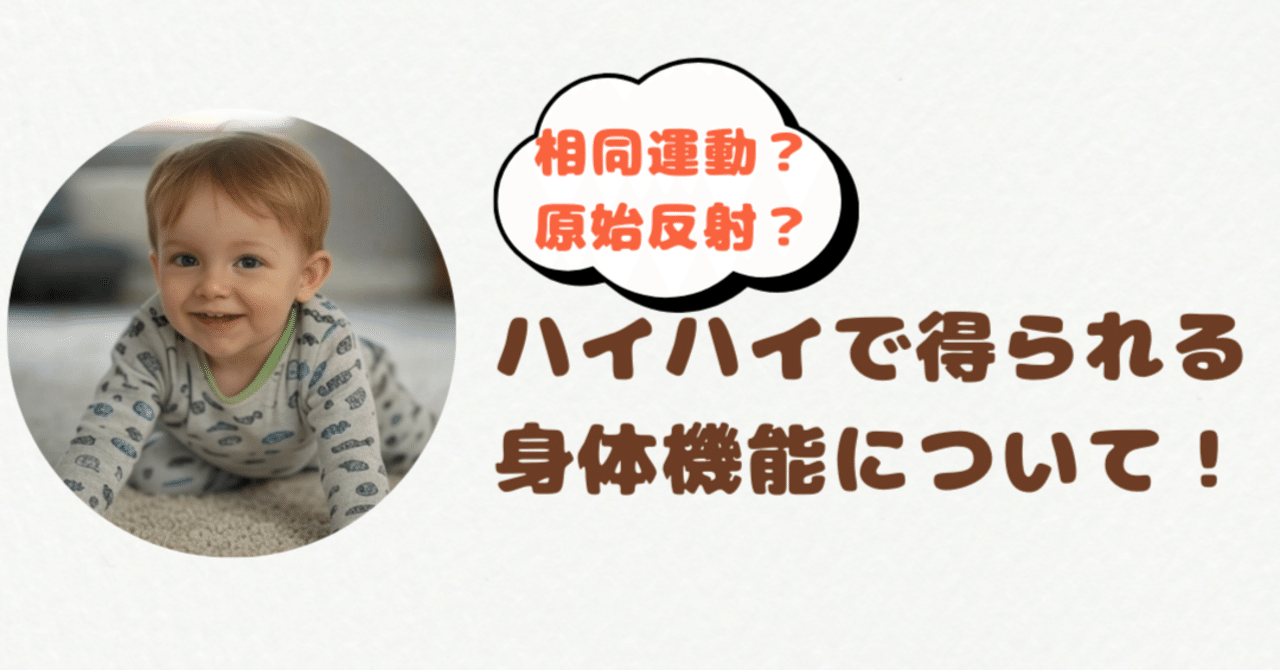 【保存版】ハイハイの重要性を徹底解説！子どもの運動能力を伸ばす、遊びのヒント｜まさ＠こもれびサポート