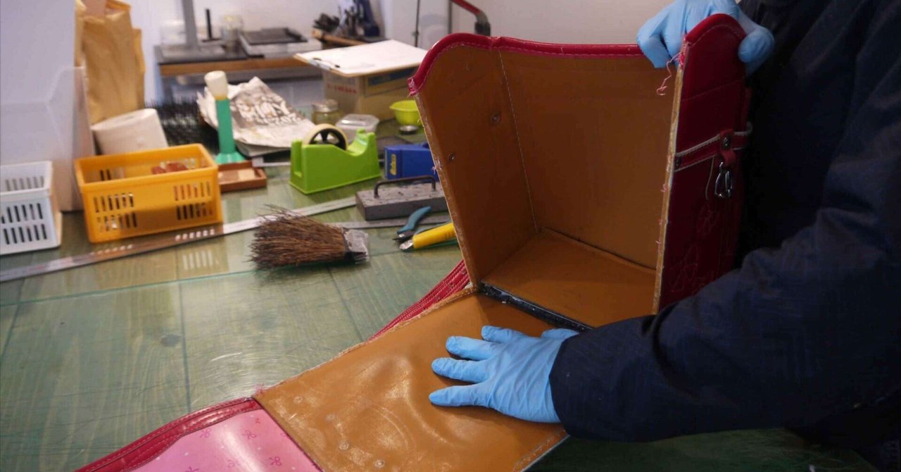 ランドセルリメイク。本日の進捗です。｜tuda_kaz