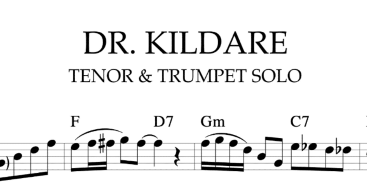 DR. KILDARE TENOR & TRUMPET SOLO①｜AUTHENTIC SKA STANDARD