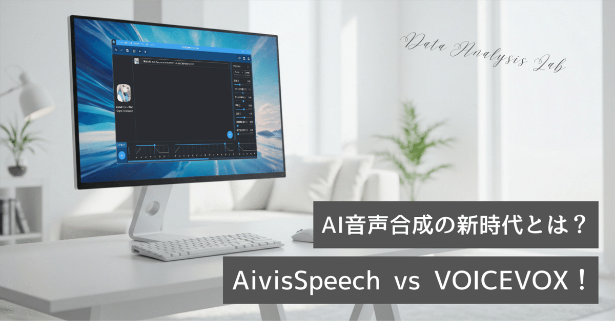 【徹底比較】AivisSpeech vs VOICEVOX！AI音声合成の新時代とは？｜データ分析ラボ | 生成AI 最新トレンド
