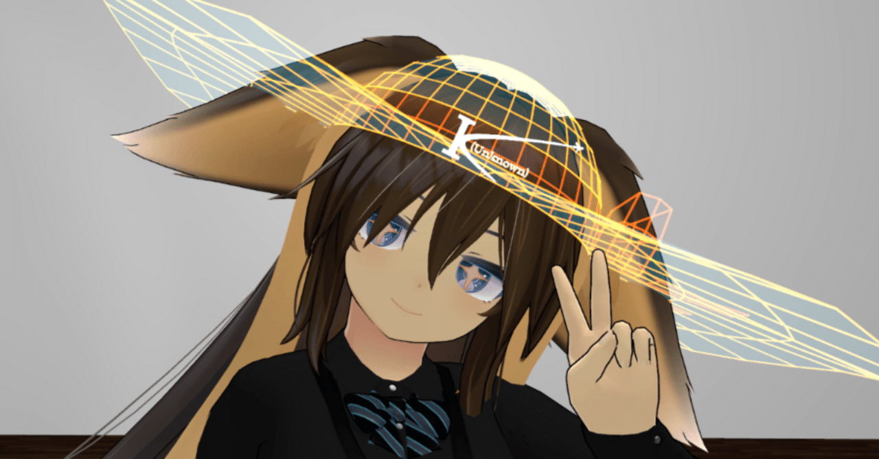 VTuber風のポスター完成｜K（Unknown）