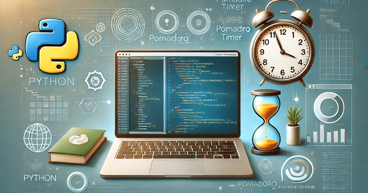 #120 pythonでポモドーロタイマーを作ってみた｜むっちゅさん｜理想の令和パパになるまで
