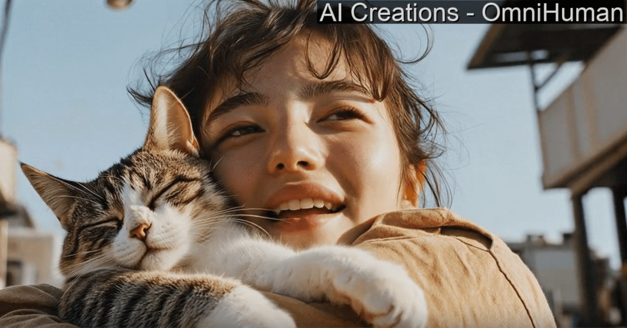 【OmniHuman-1】危険レベル!?動画生成が遂にここまで進化！——世界最大級No.1ユニコーン「ByteDance」が切り拓く動画生成 ...