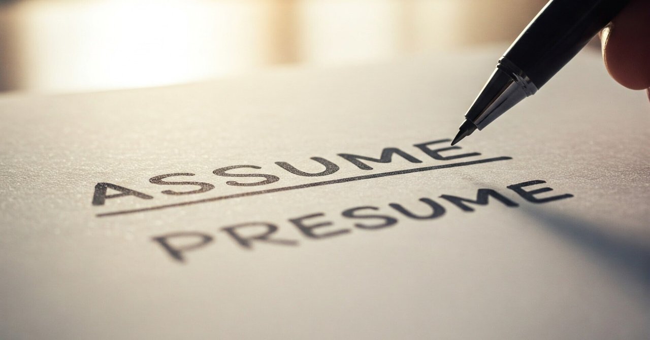 覚えづらい単語 assume/presume｜栗原 晃