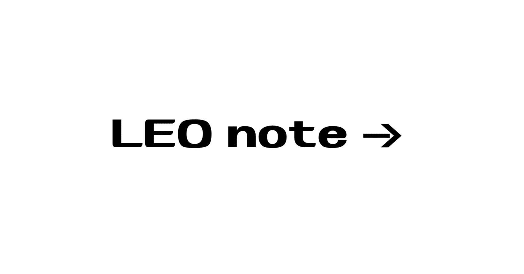 LEO｜note