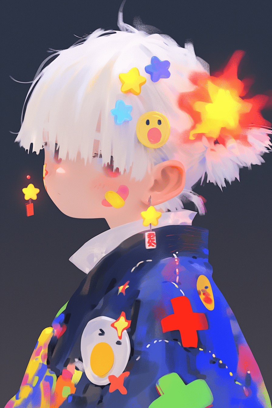 『男の子』 プロンプトはこちら https://note.com/rrr_note/n/n24e6e7f90562｜リョウヘイ