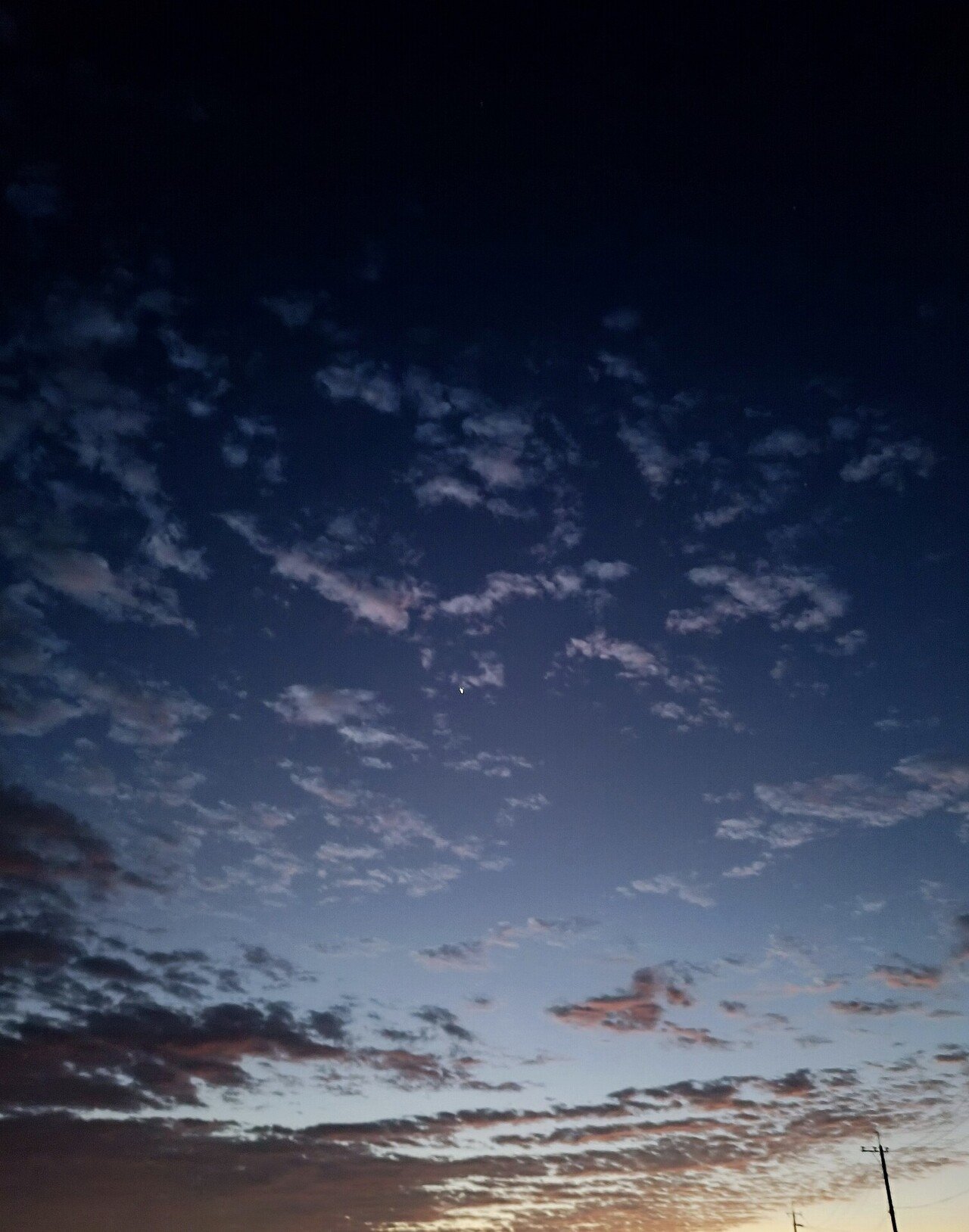 冬の夕暮れ空｜sora_purecolor