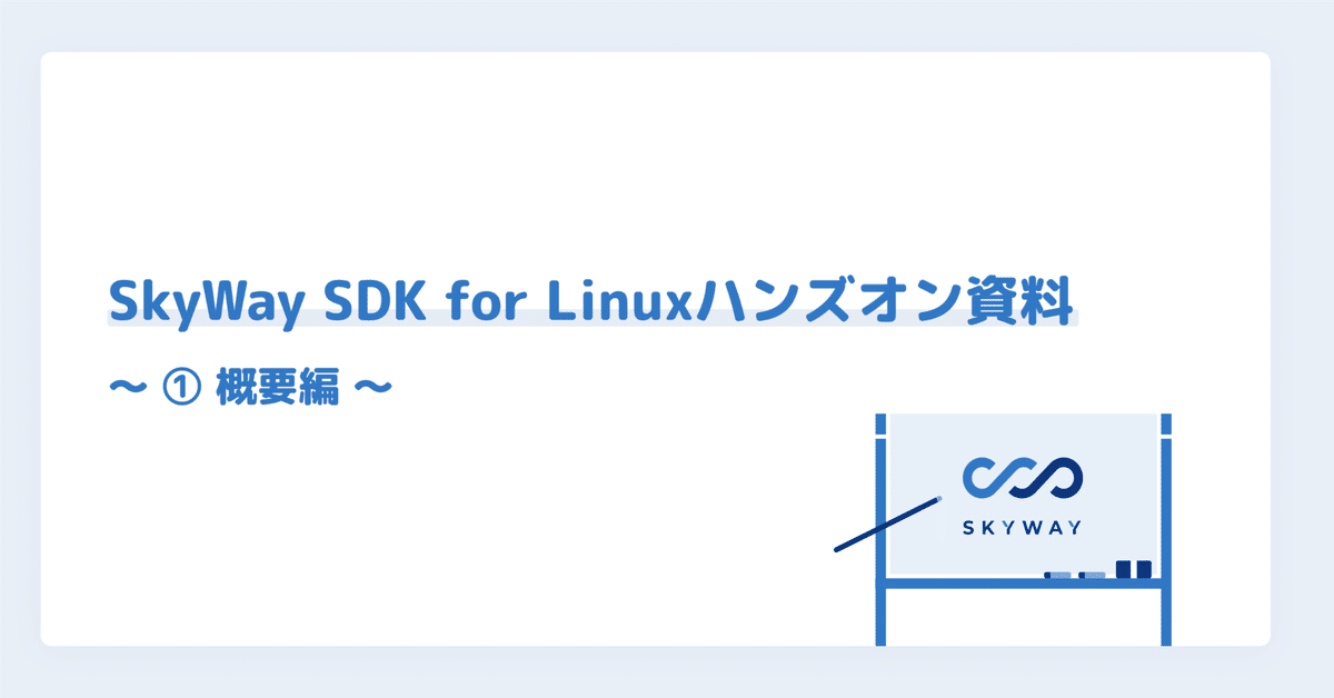 【1/5ページ】SkyWay SDK for Linuxハンズオン資料 概要編｜SkyWay by NTTドコモビジネス