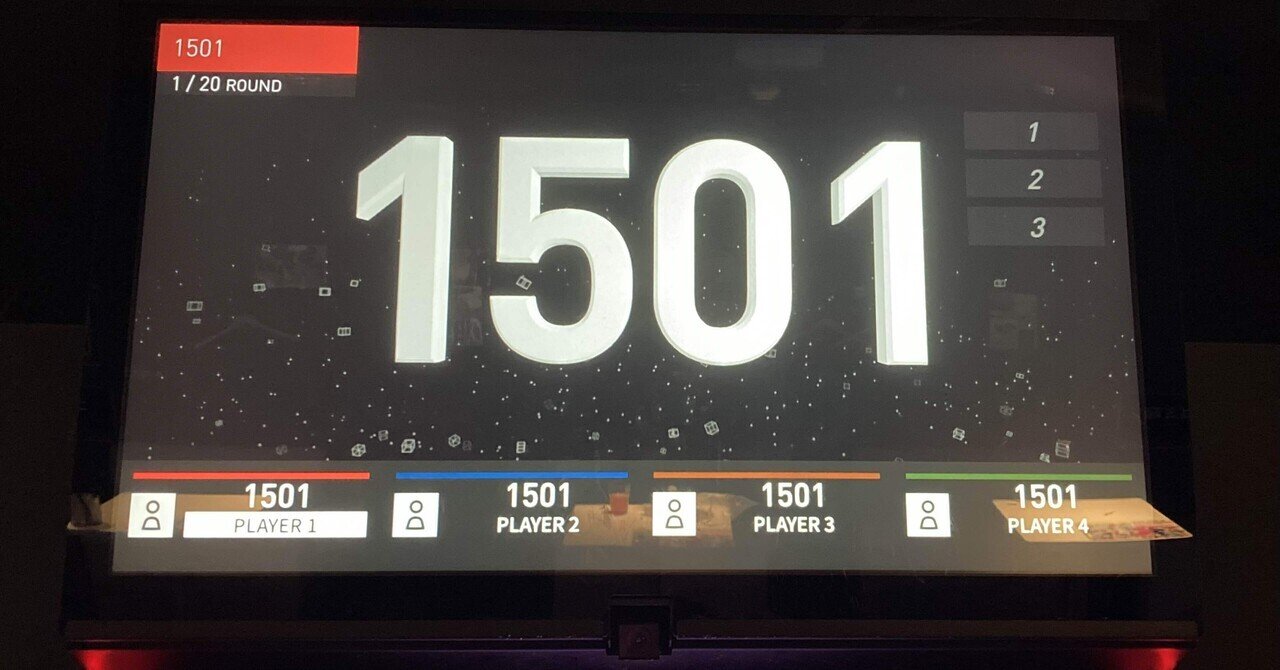 【ダーツライブ3】1501の4人プレイでアップしてみた｜tnk