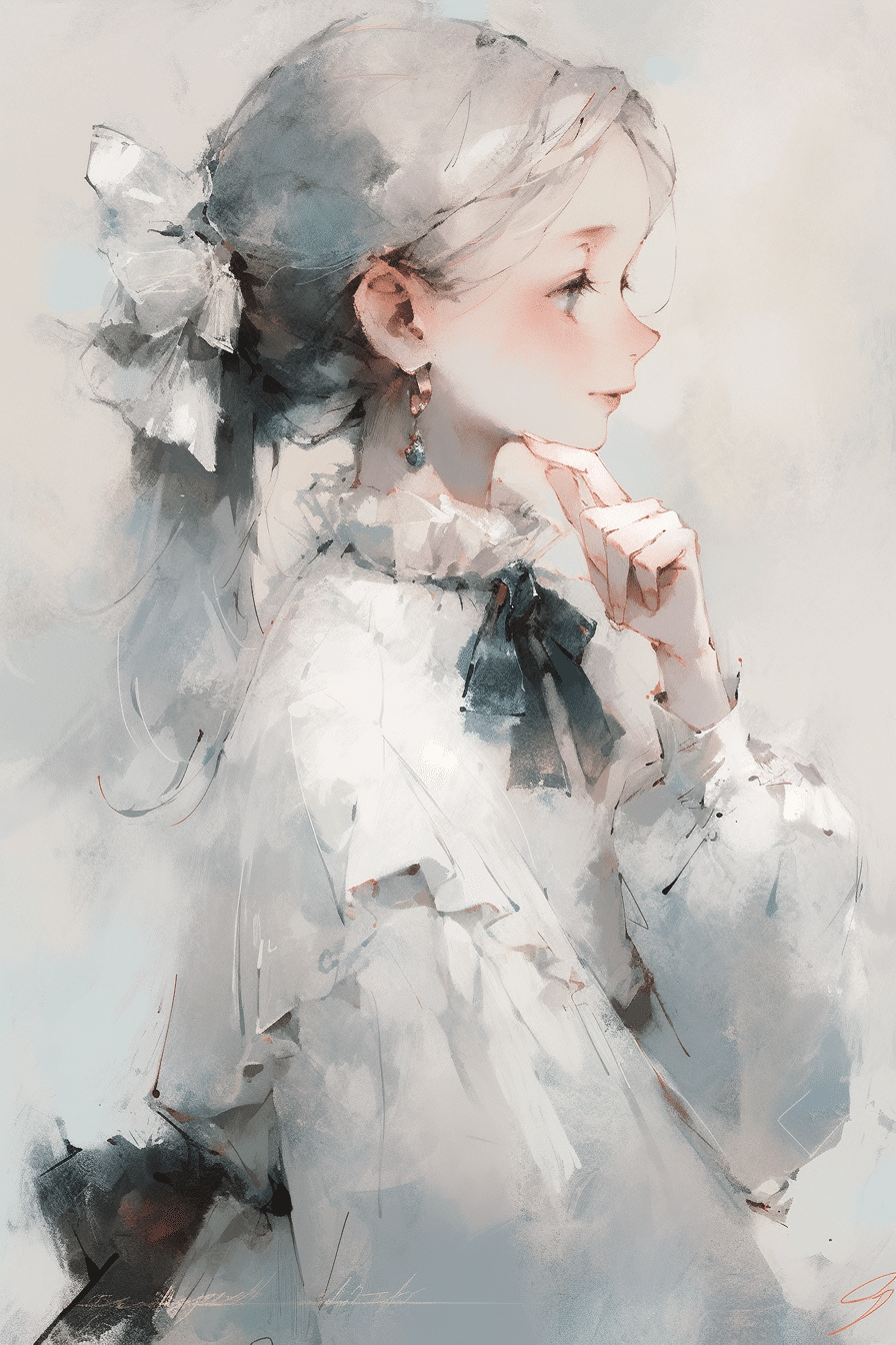 『印象派な女の子』 プロンプトはこちら: https://note.com/rrr_note/n/n9967c4fa8e2a?magazine_key=m4bb9b2a60aca｜リョウヘイ