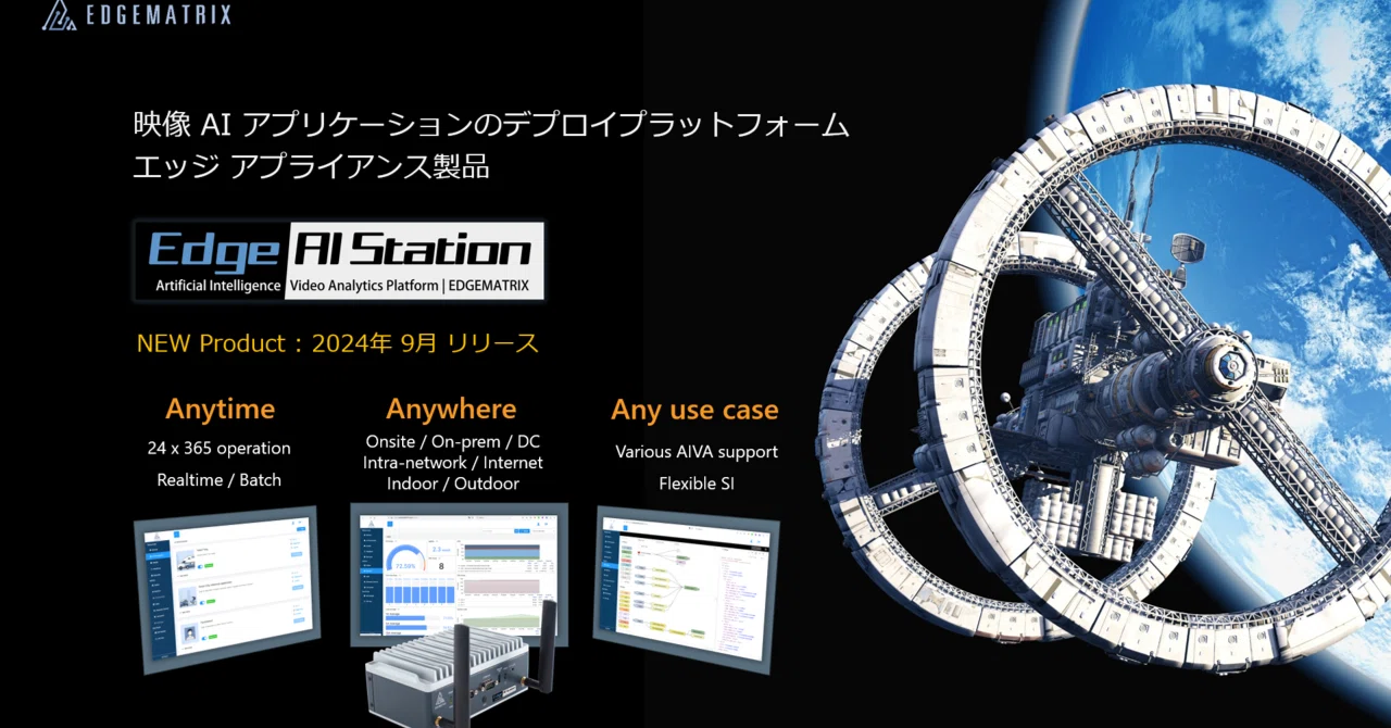 Edge AI Station OS – 映像エッジAIアプリケーションのためのプラットフォーム｜edgematrix