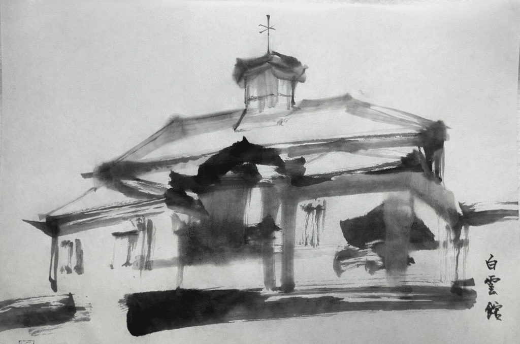 たまに水墨画｜nyororoのスケッチ帖