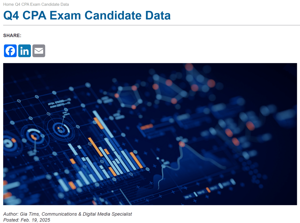 USCPA試験2024年4Qのデータに関する記事「Q4 CPA Exam Candidate Data」を読んでまとめた。 ・初回受験者のほうが再受験者より合格率が高い。 ・若い受験者ほど合格 ...