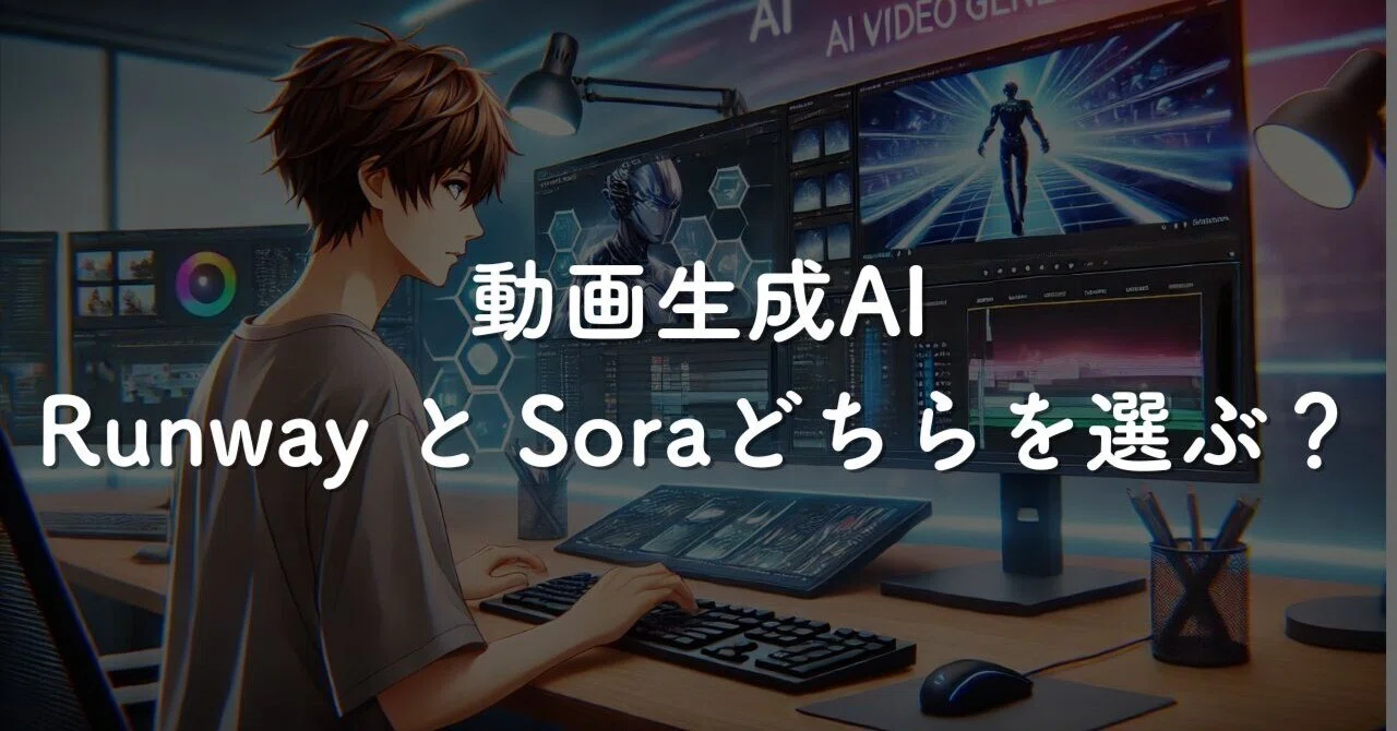 動画生成AI「Runway」と「Sora」を徹底比較！どちらを選ぶべき？｜MOMO夫婦のAI教室