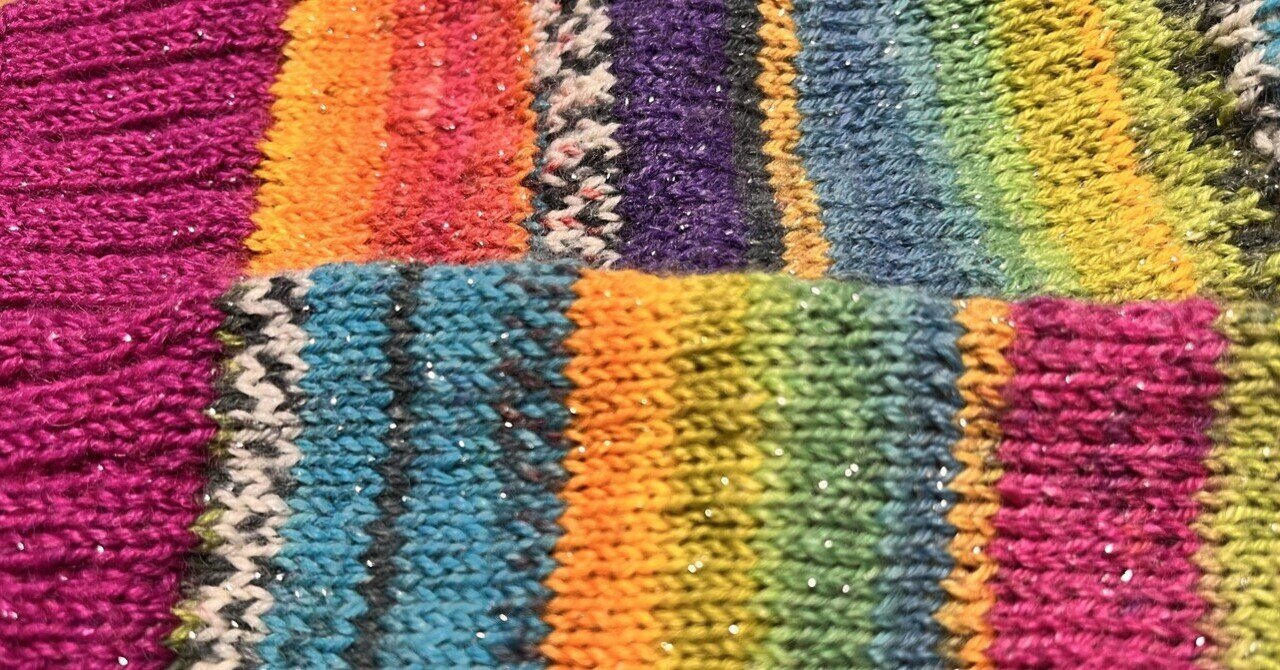 ハンドウォーマー編みました｜晴（Natsuko M)