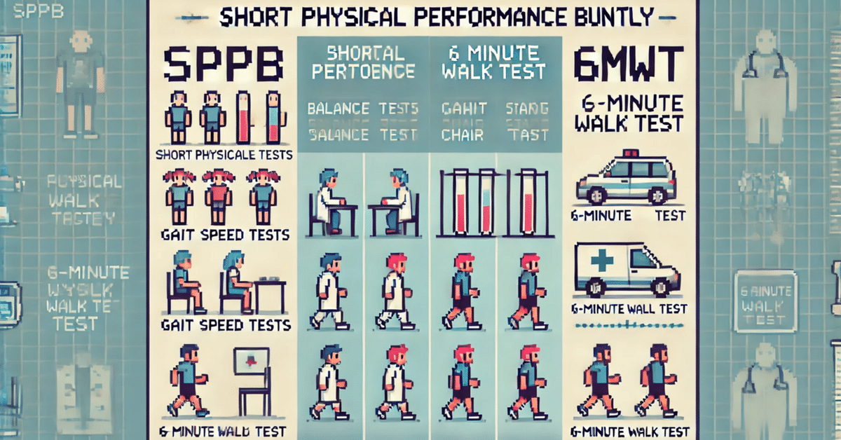 SPPB vs 6分間歩行距離(6MWD)｜Fukushima / Physical Therapist