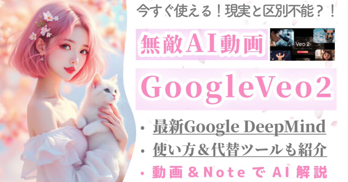 【いまスグ使える!? Veo 2🔥】Google DeepMindの最新動画生成AIがスゴすぎる！ 使い方＆代替ツールも紹介💻｜ハカセ アイ ...