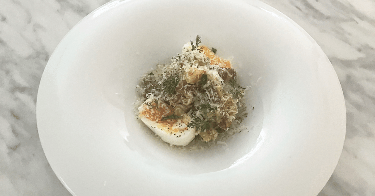 半熟卵とポテトのサラダ仕立て｜mon_petit_chef