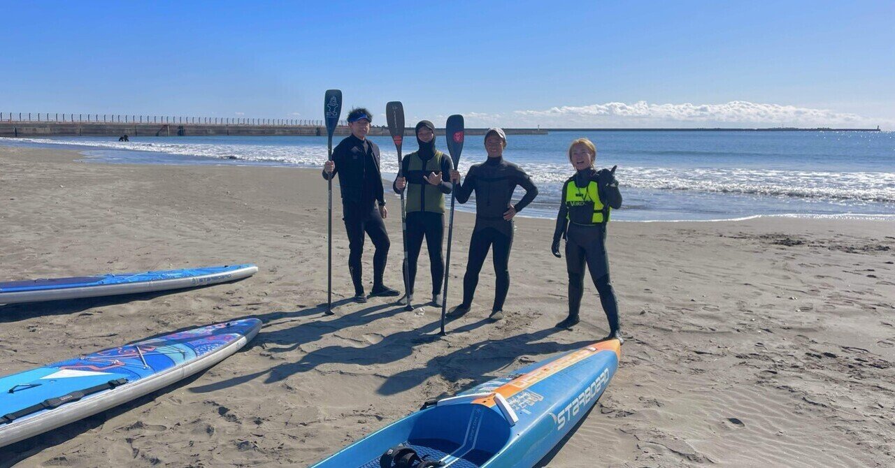 サップメンバーで海｜AYAMI BEACH LIFE