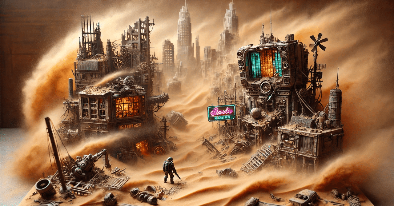 ジオラマ風立体ミニチュアアートAIプロンプト集【×近未来サイバーパンク都市】｜Coyuki_ailab🎈