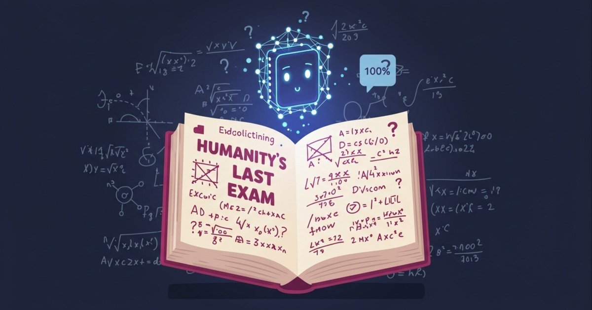 AIの実力を測る「究極の試験」：Humanity's Last Exam (人類最後の試験)とは？｜sutoh