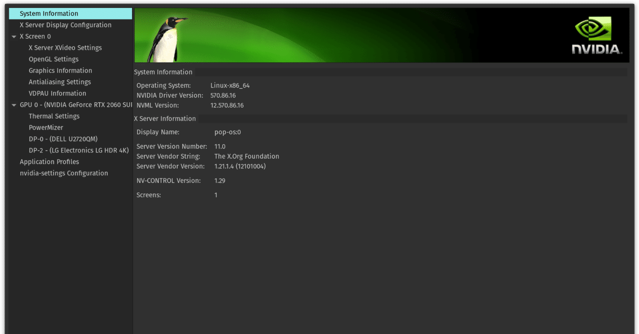 Pop!_OS：NVIDIAドライバーを570にアップデート｜Histone