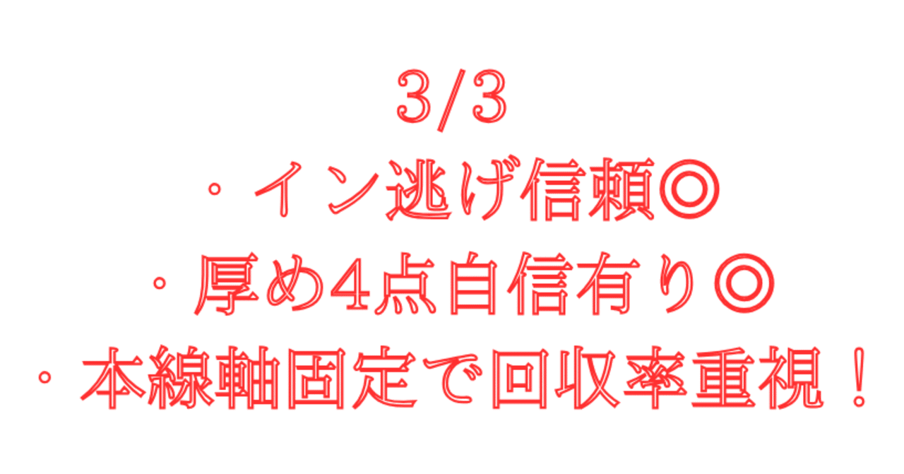 3/3 -尼崎9R 14:43-｜競艇予想屋-CRONOS-