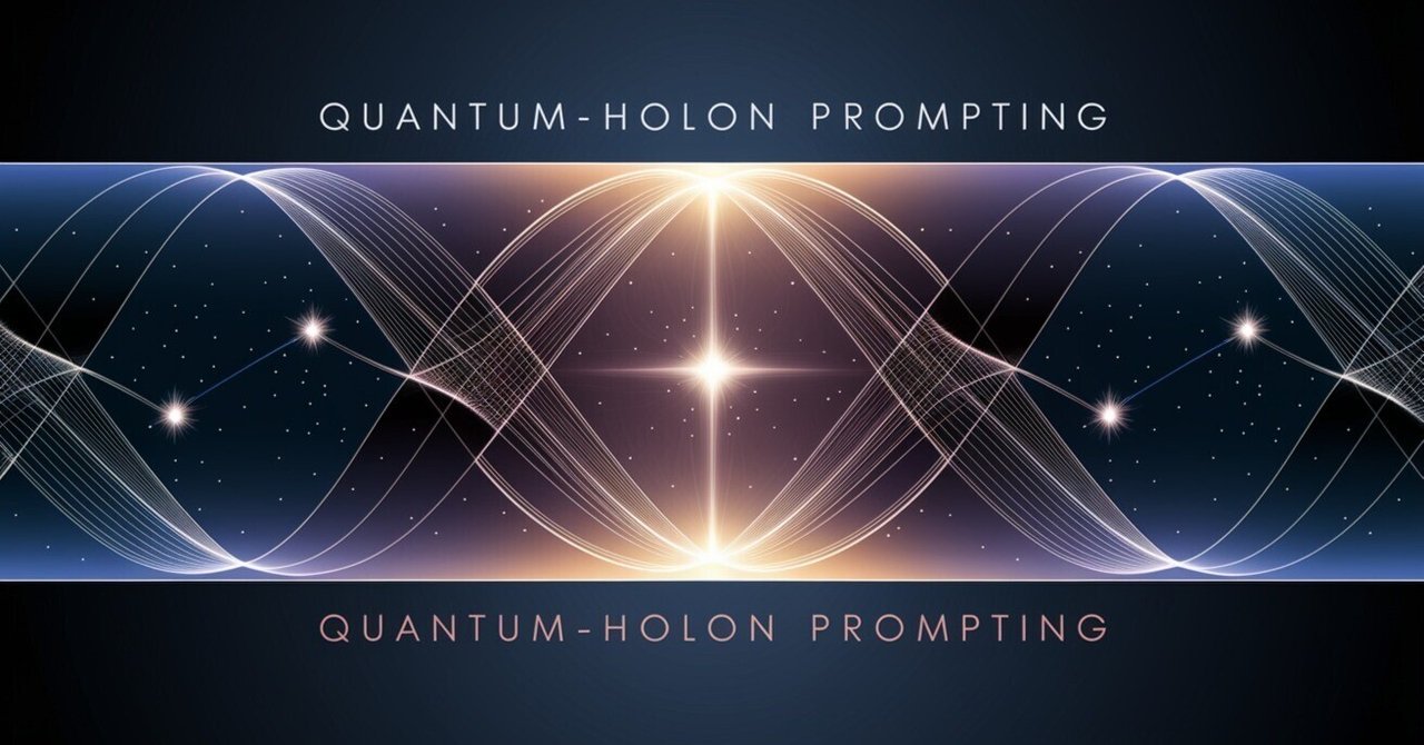 【量子とホロンが織りなす新次元のプロンプト革命】～Quantum-Holon Prompting (QHP)～｜hirokaji
