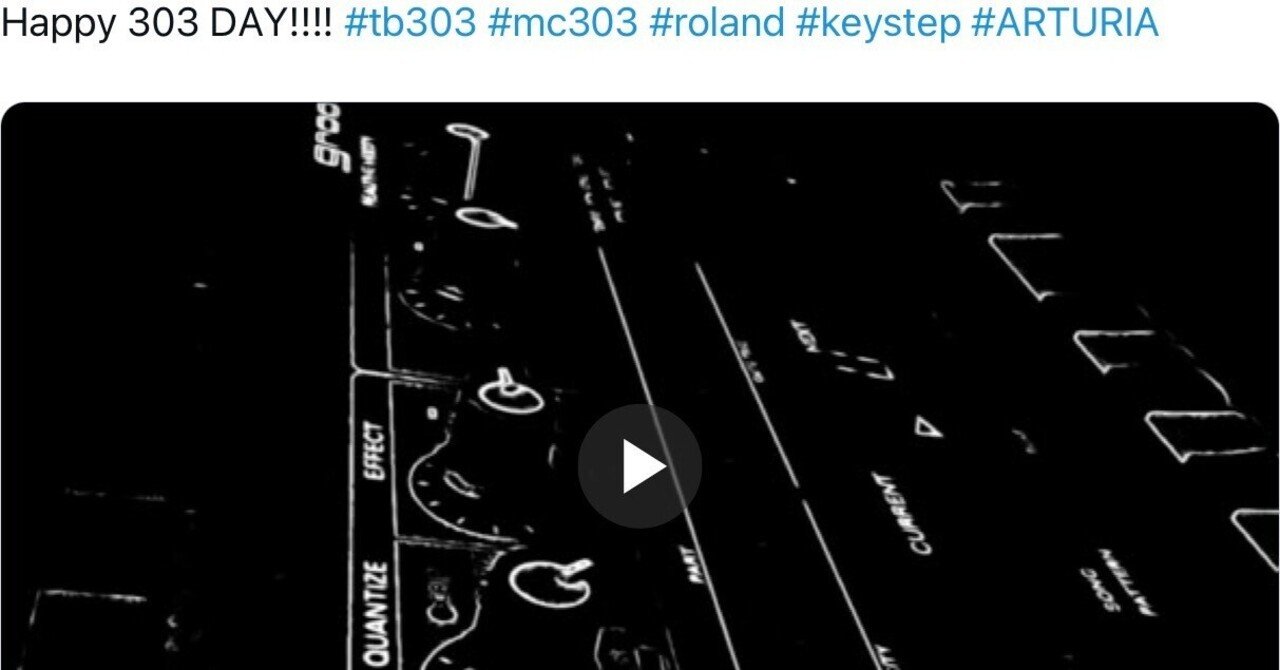 Happy 303 DAY!!!! #tb303 #mc303 #roland #keystep #ARTURIA｜/ jamw
